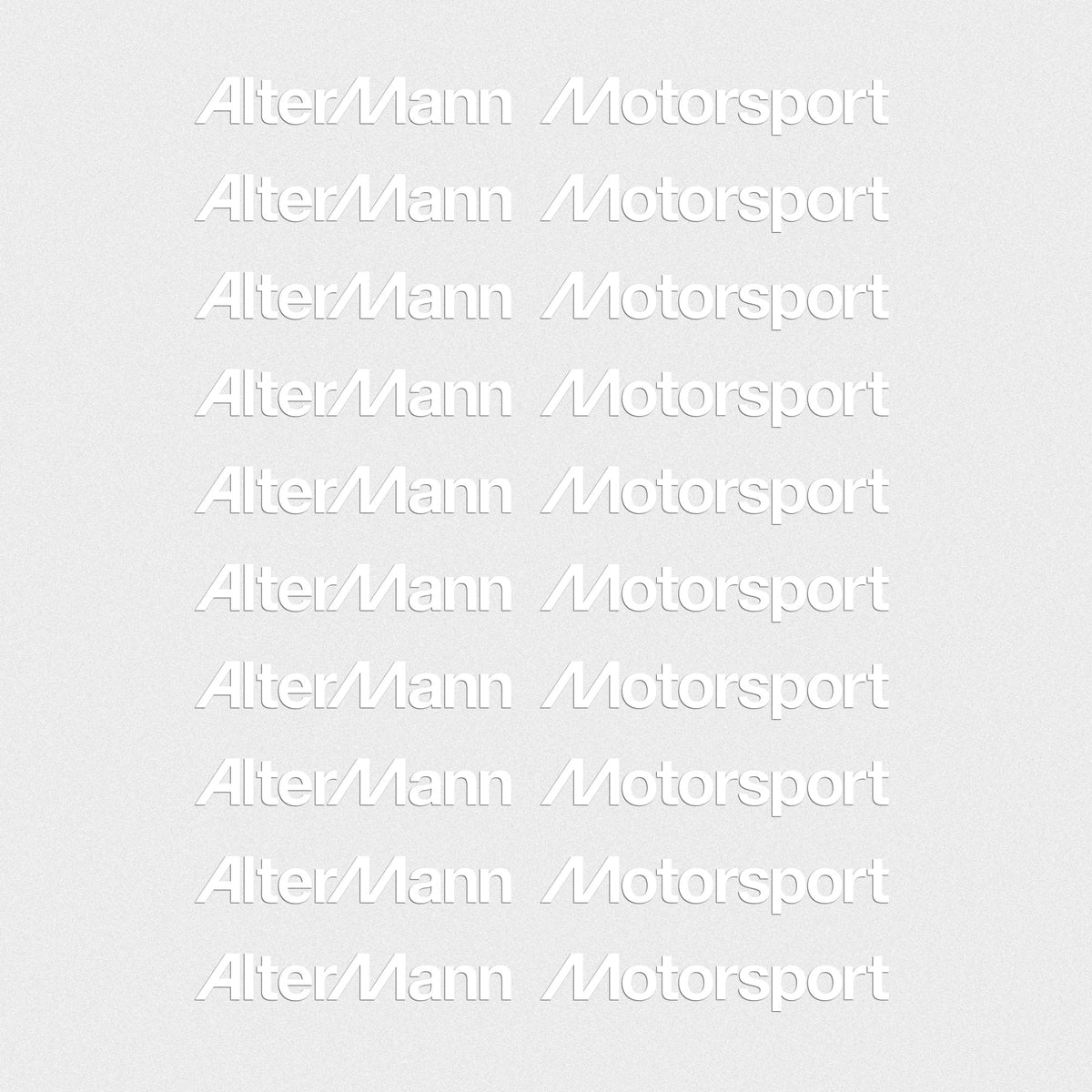 Windshield Banner, "AlterMann Motorsport" – Alter-Mann