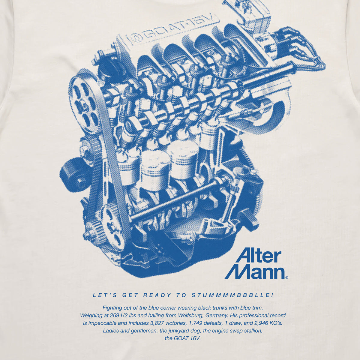 T-Shirt, GOAT – Alter-Mann